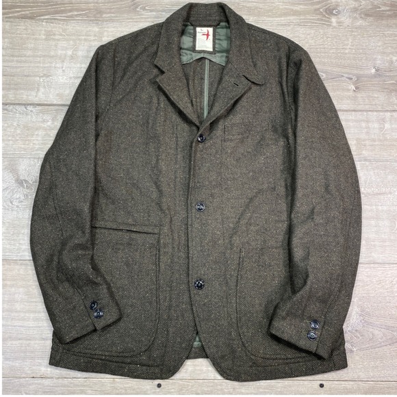 Relwen | Suits & Blazers | Relwen Heritage Trap Blazer Mens Large Wool ...